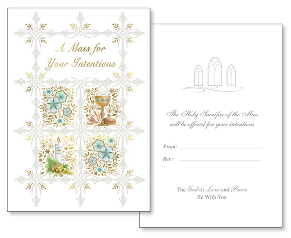 A Mass For Your Intentions Card – Saint Michael's House