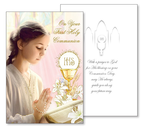 Girls First Holy Communion Card – Saint Michael's House