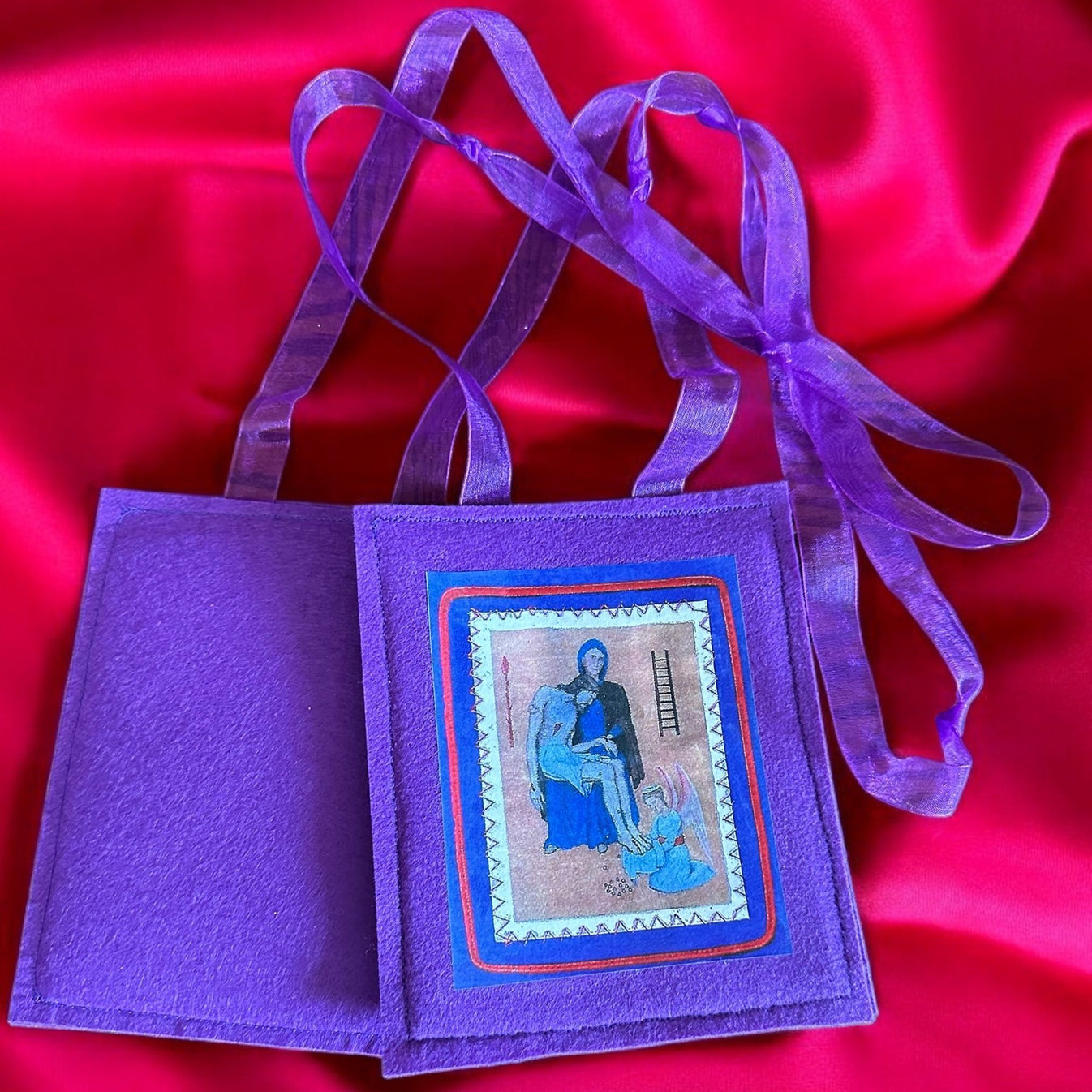 Purple Scapular - Scapular of Benediction and Protection – Saint ...
